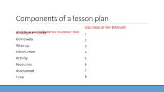 lesson planning early childhood education | PPTX