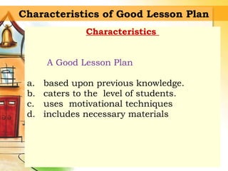 Lesson planning For Effective Teaching, Teacher Guide | PPTX