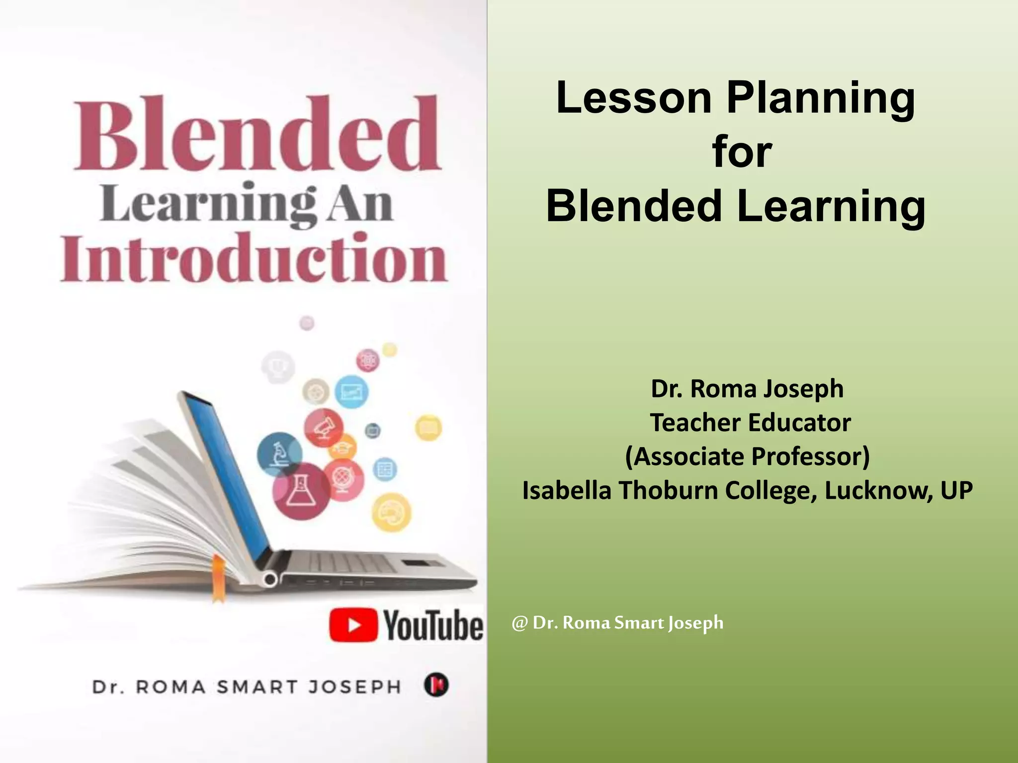Lesson planning for blended Learning | PPTX