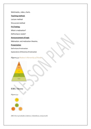 Lesson planning motivation | DOCX