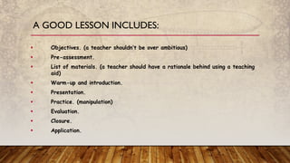 Lesson planning presentation | PPT