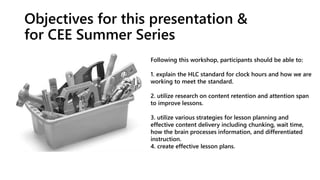 Lesson Planning for the 90-Minute Class | PPTX