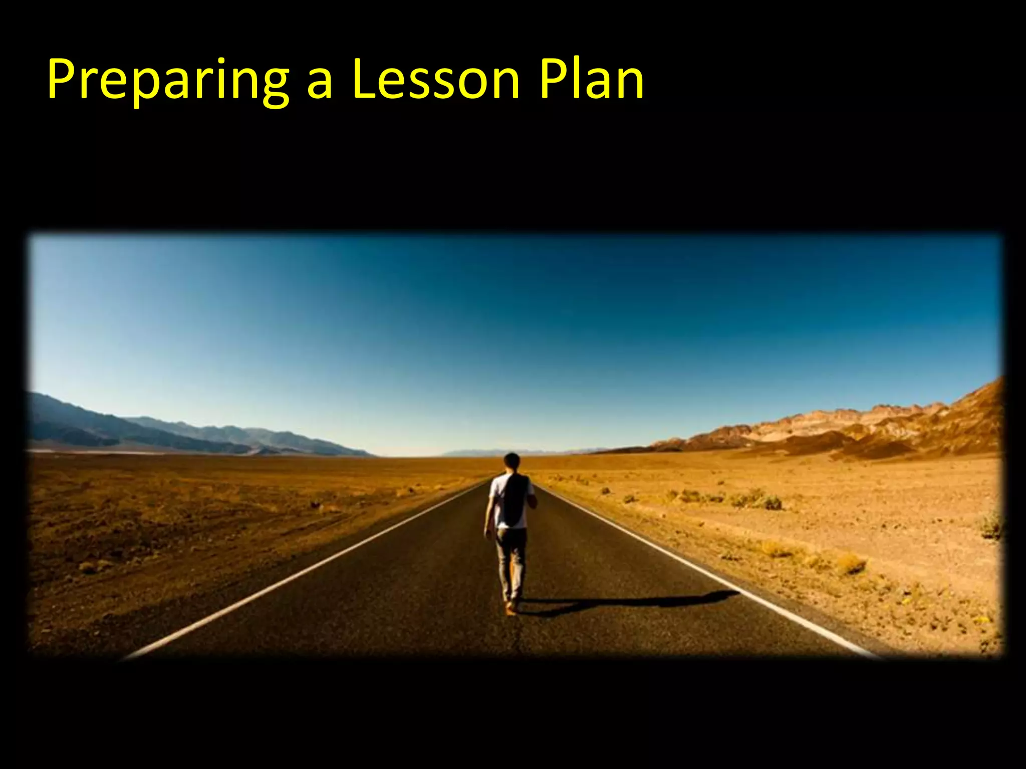 Lesson planning steps | PPTX