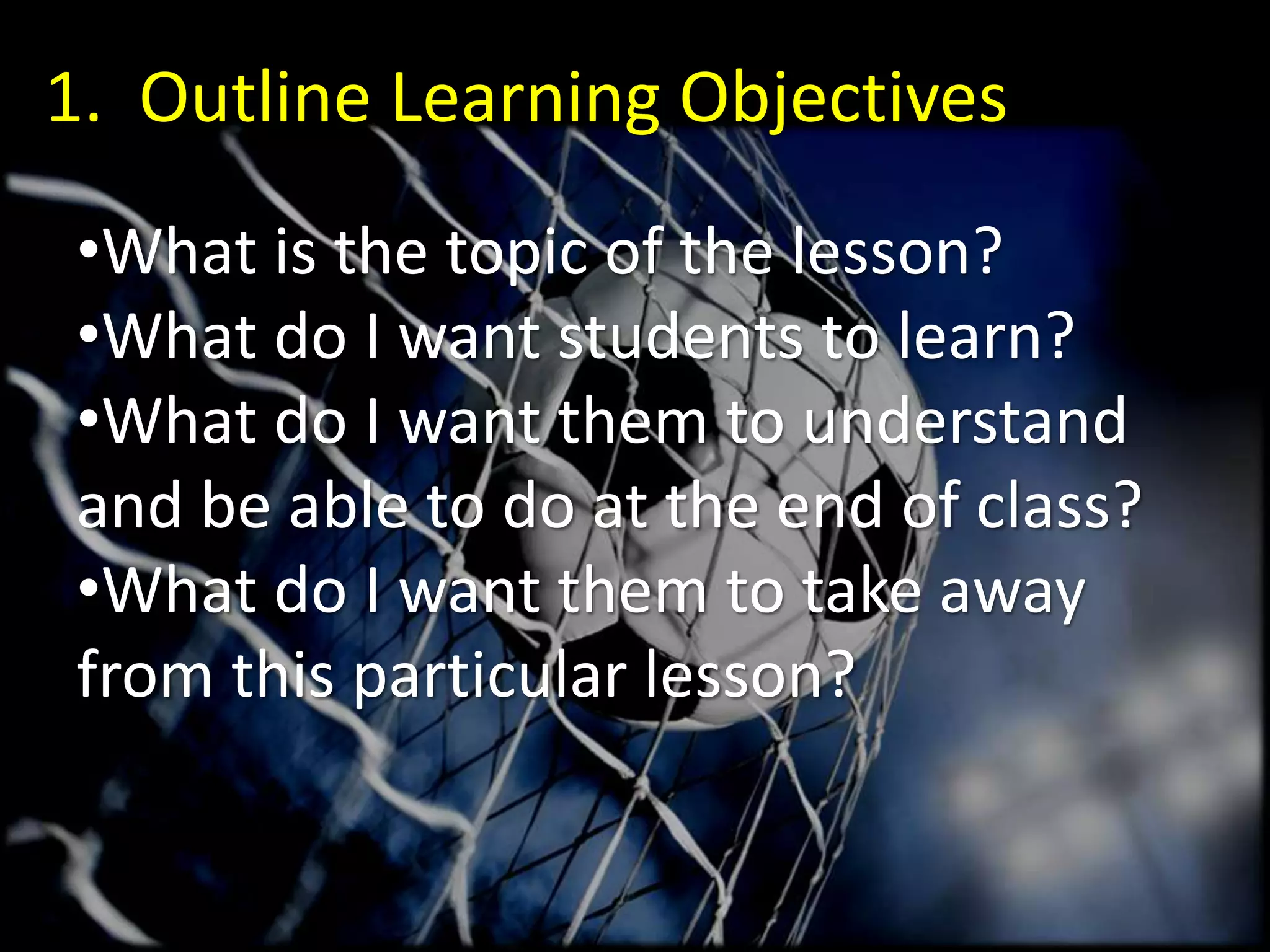 Lesson planning steps | PPTX