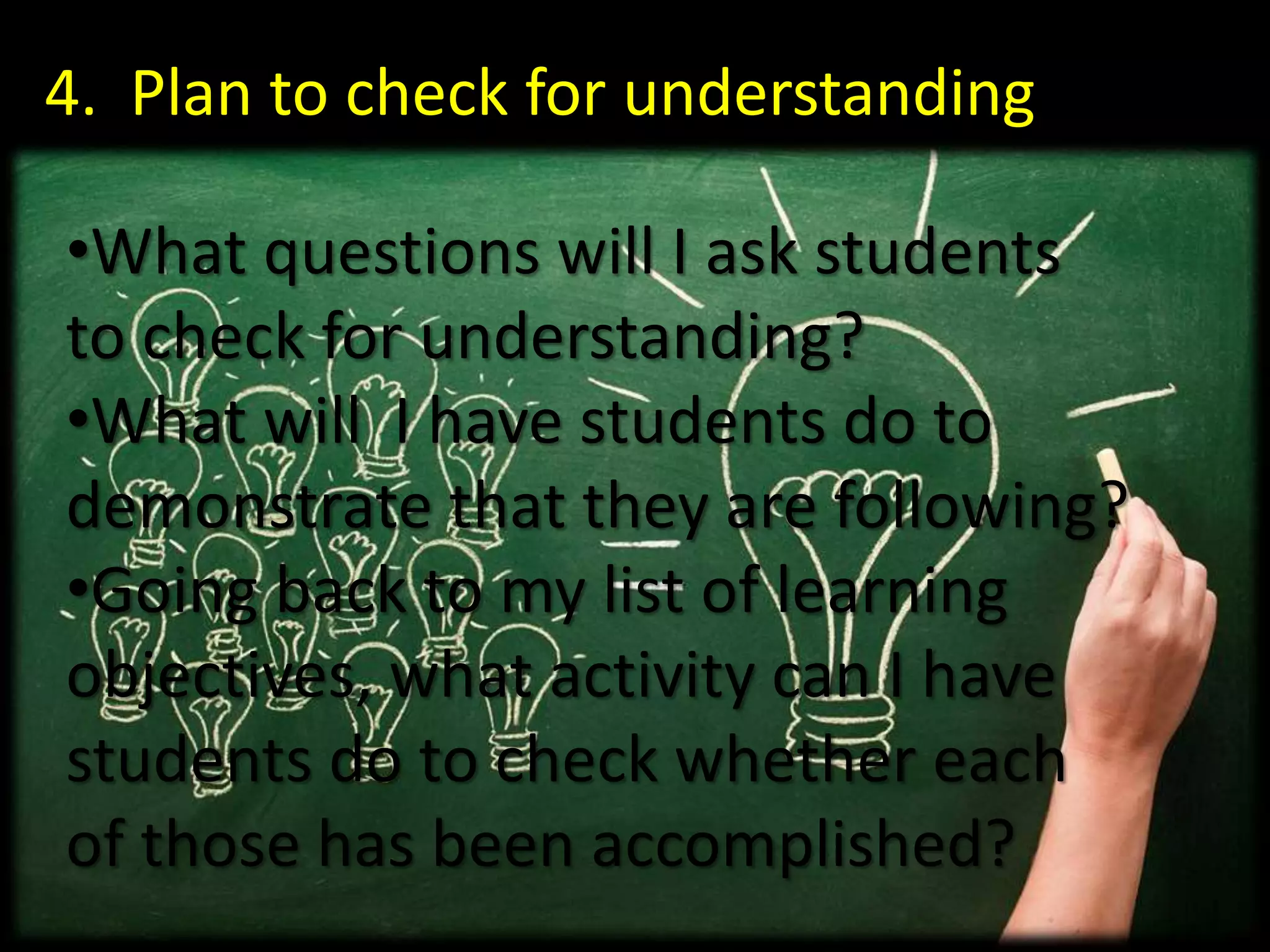 Lesson planning steps | PPTX