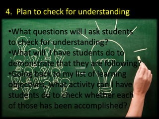 Lesson planning steps | PPTX