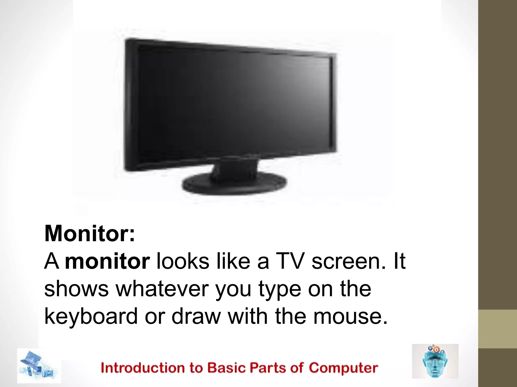 introduction to Basic parts of the computer | PPTX