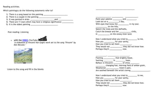 Lesson plan on art | PPTX