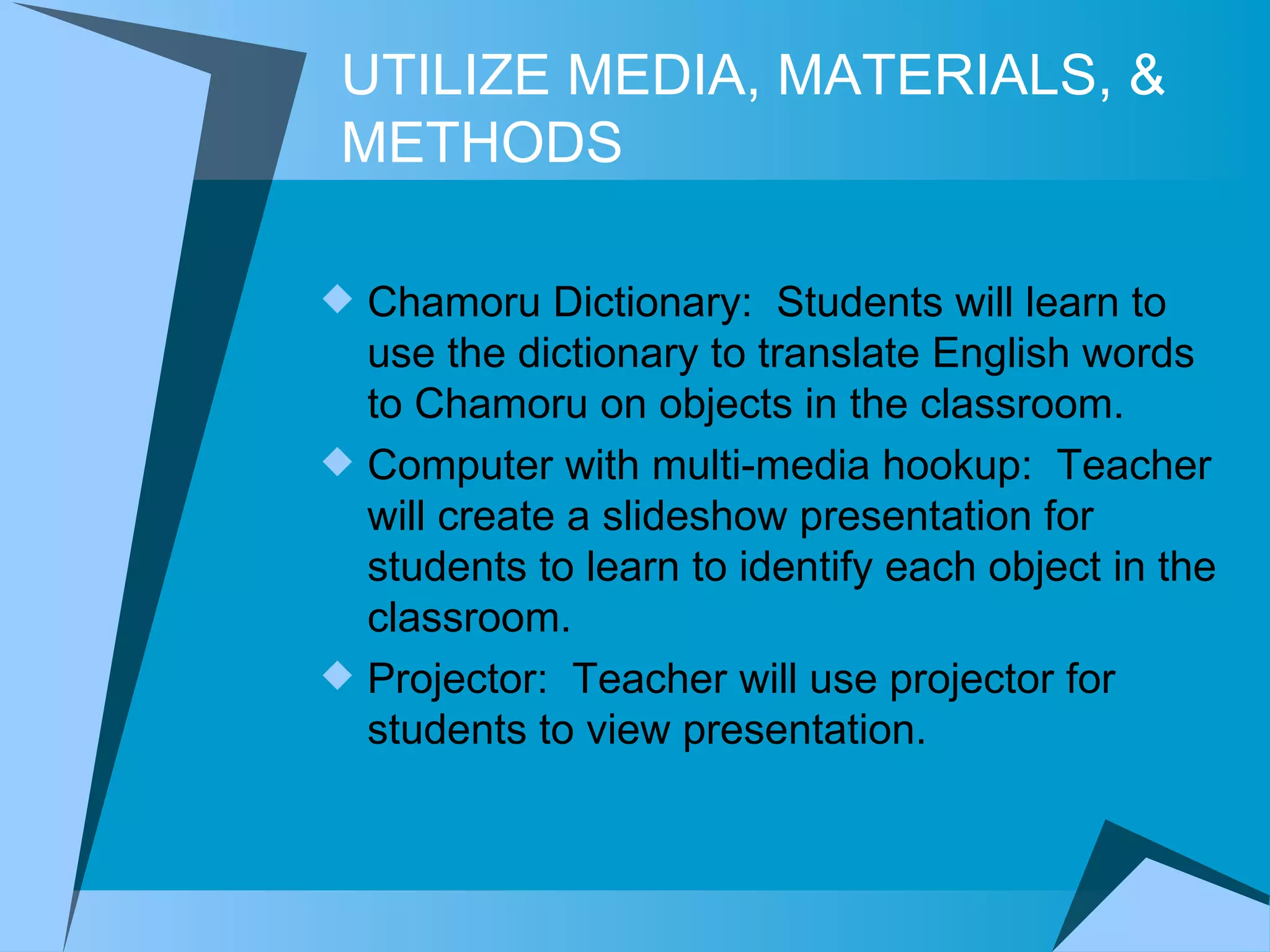 Lesson Plan On Chamoru | PPT