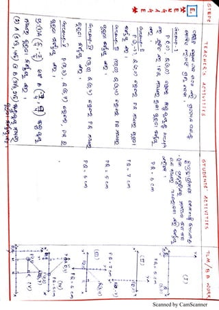 Lesson plan on coordinate geometry | PDF