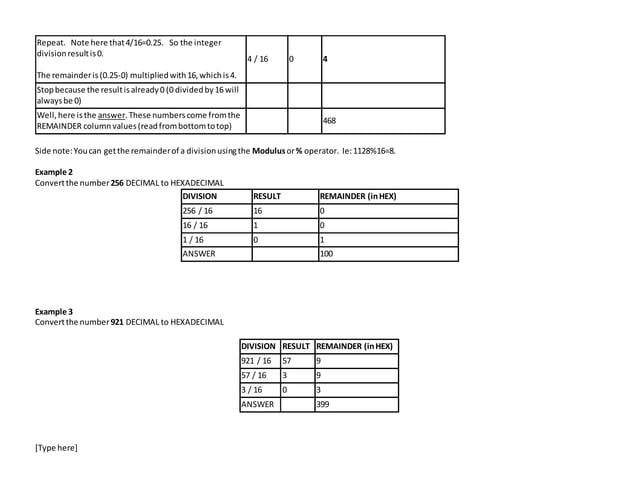 Lesson plan on data representation