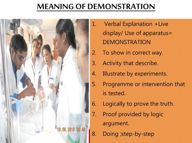 DEMONSTRATION A TEACHING METHOD | PPTX