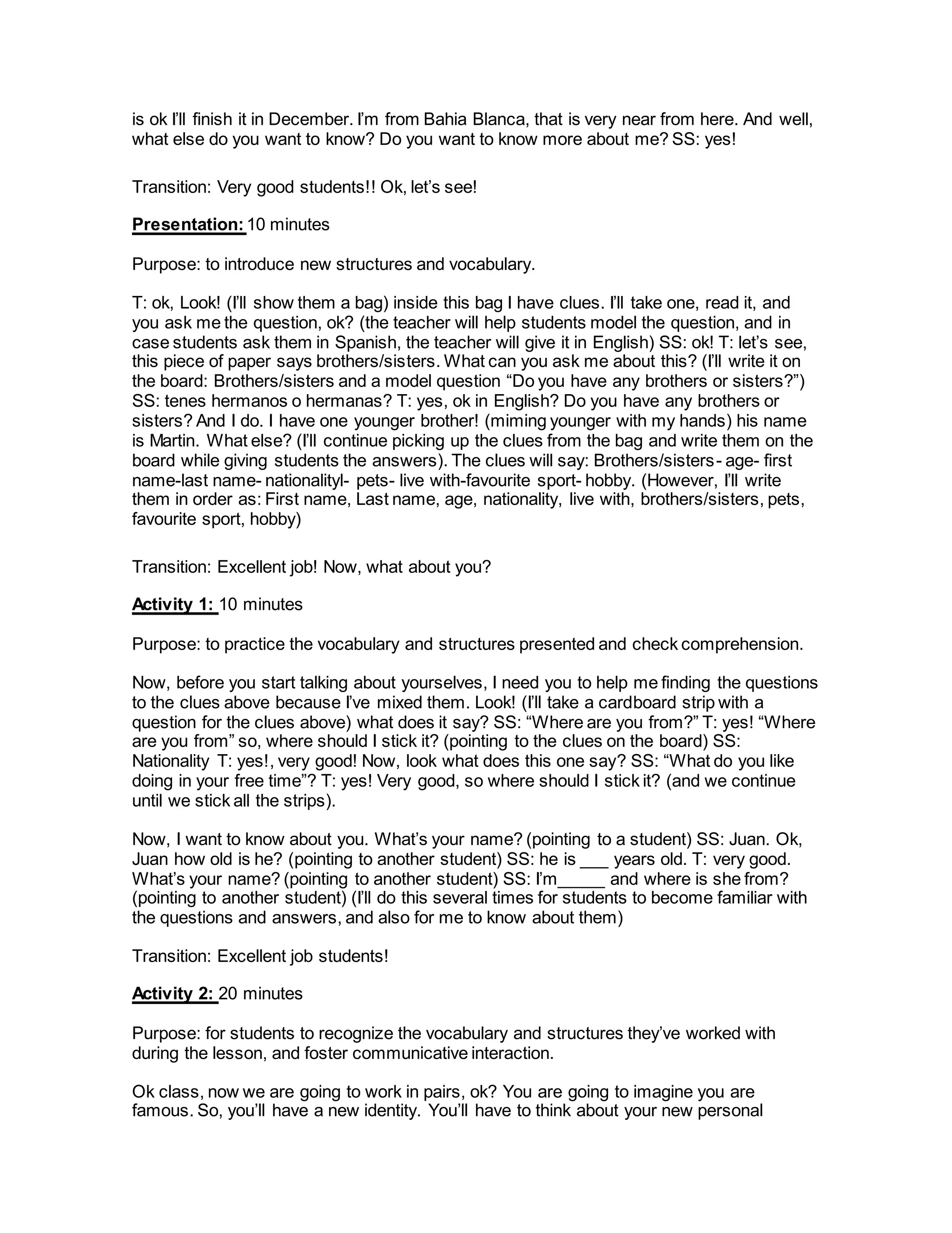 Lesson plan one | DOCX