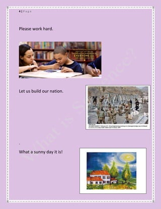 Lesson plan on sentence for children | DOCX