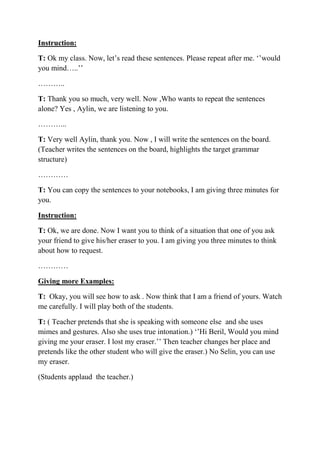 How to teach Grammar /Lesson plan | DOCX