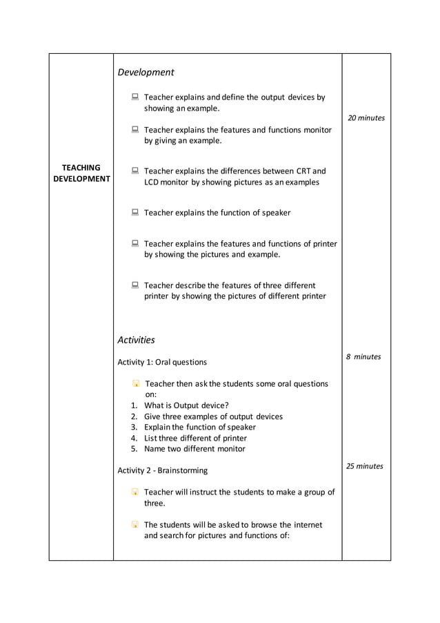 Output Devices | DOCX | Computer Peripherals | Computing