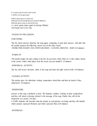 Lesson plan p | DOCX