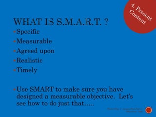 Lesson plan part 1 objectives and ISD 23203 | PPT