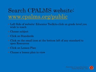 Lesson plan part 2 and 3 23203 | PPTX