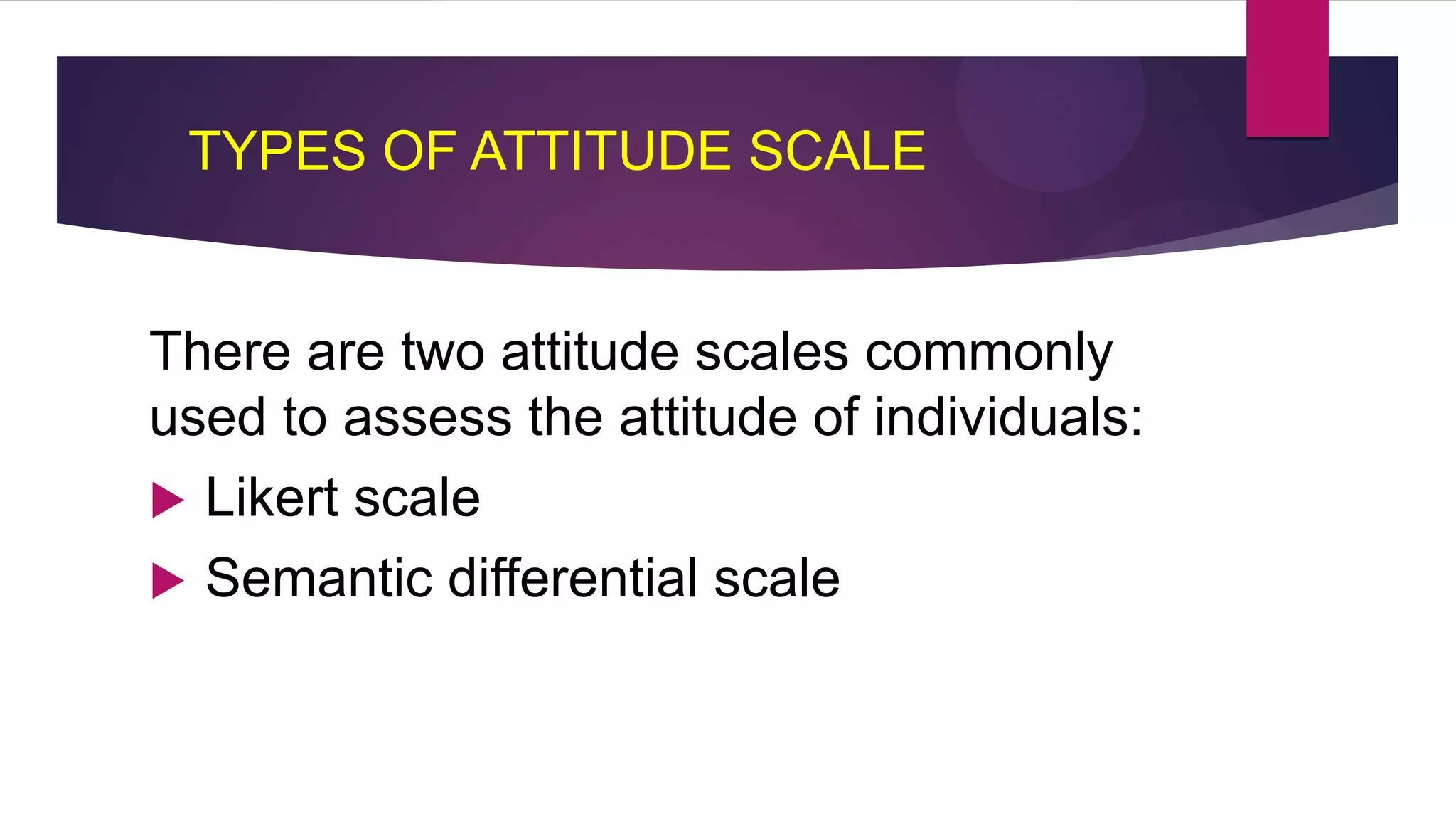 Assessment of attitude | PPTX