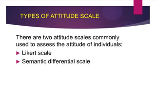Assessment of attitude | PPTX