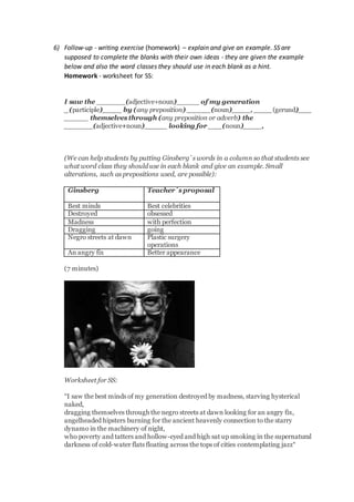 Lesson plan poetry | DOCX