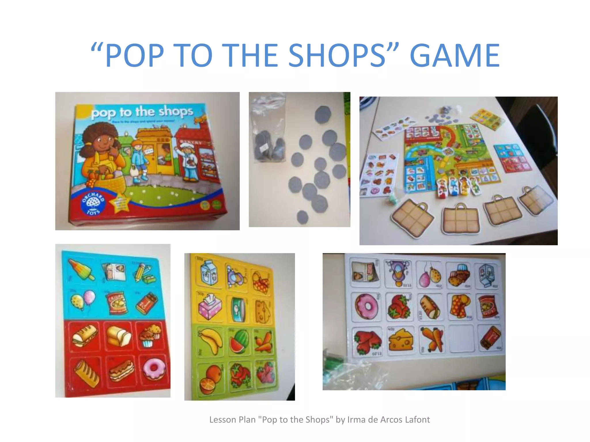 POP TO THE SHOPS lesson plan | PPT