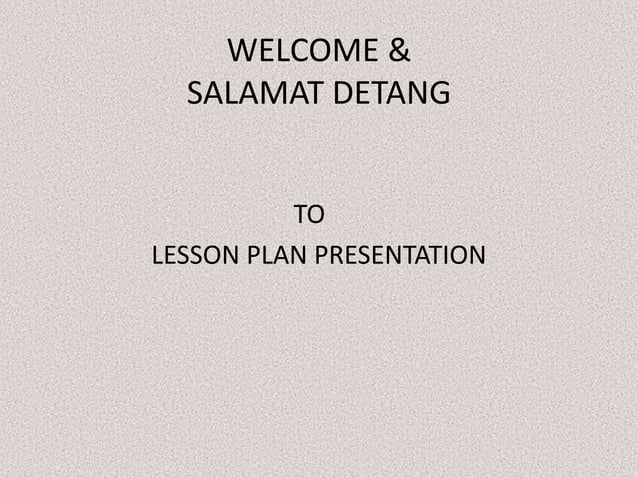 Lesson Plan Ppt | PPT