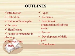 Lesson plan- Preeti sharma | PPT