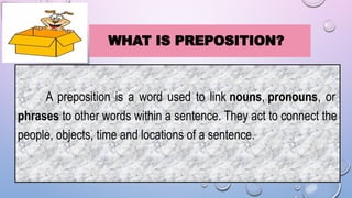 LESSON PLAN PPT IN ENGLISH PREPOSITION LESSONS | PDF
