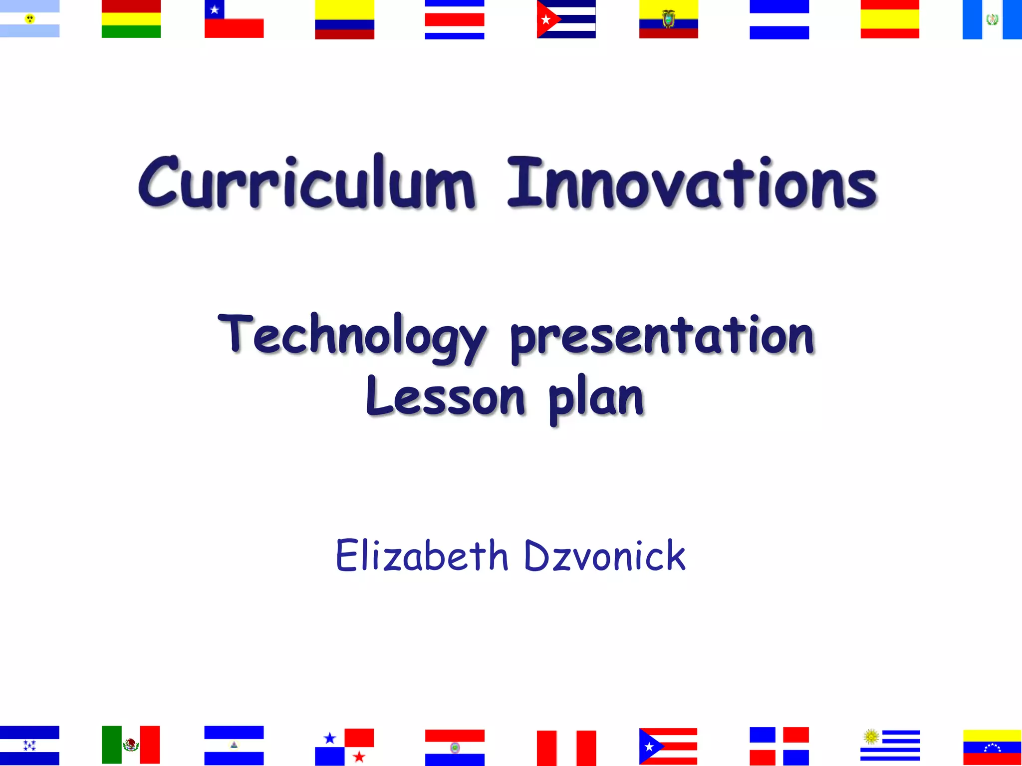 Lesson plan presentation | PPT