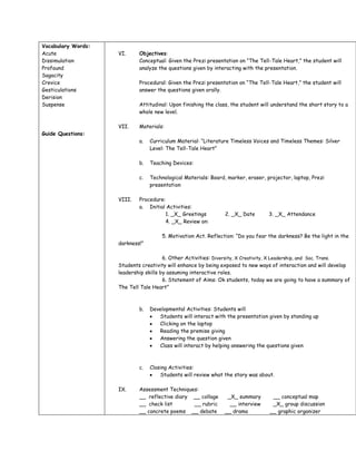 Lesson plan prezi | DOCX