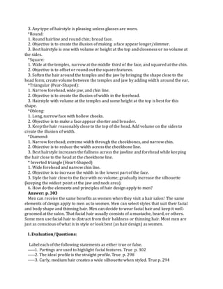 Lesson plan principles of hair design | DOCX