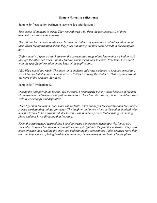 LessonPlanReflectionAssessment.pdf | Educational Assessment | Education