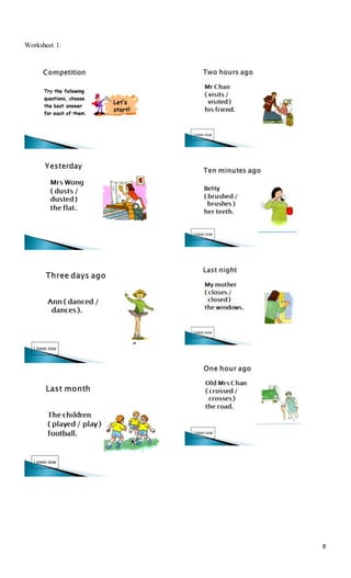 Lesson plan recount text - simple past tense (regular & irregular ...