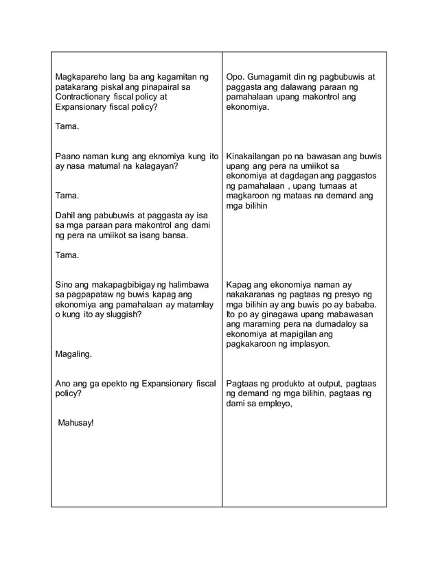 Masusing Banghay Aralin sa Araling Panlipunan Grade IX- Aralin 5 Yunit III- Konsepto ng ...