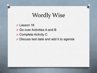 Lesson plans | PPT