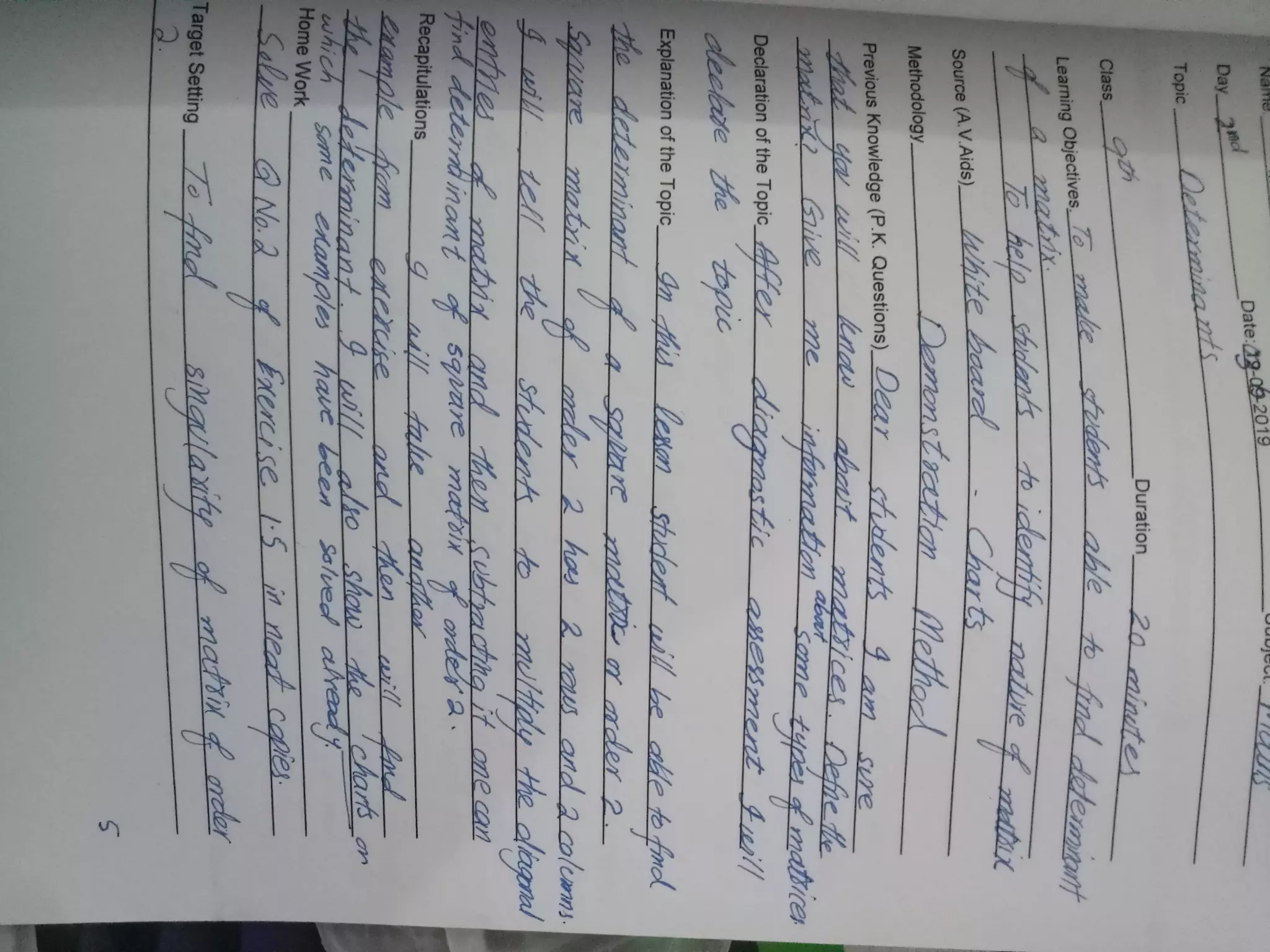 Short Lesson plans | PDF