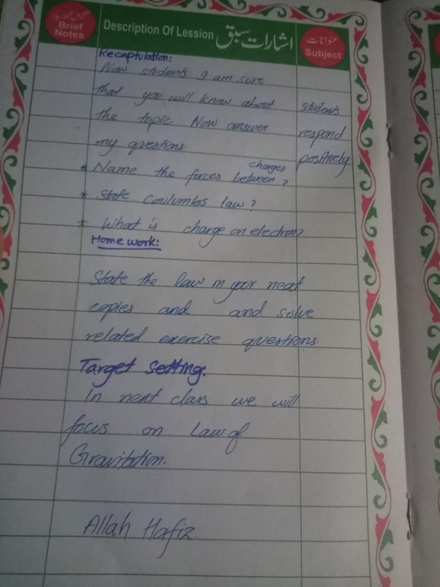 Short Lesson plans | PDF