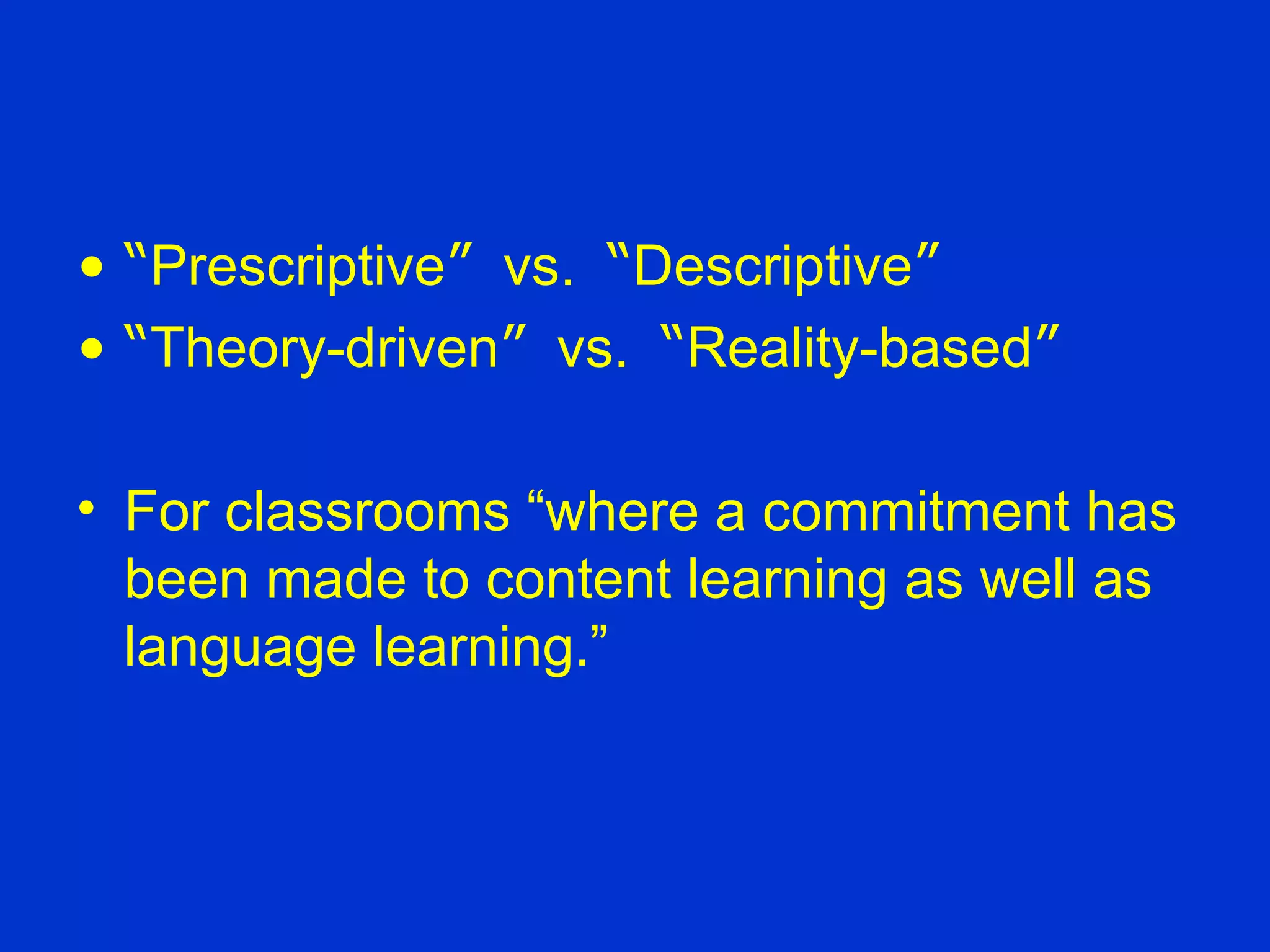 Lesson plans CBI | PPT