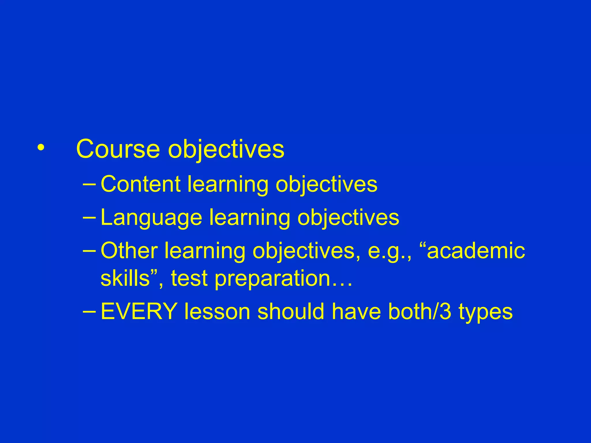Lesson plans CBI | PPT