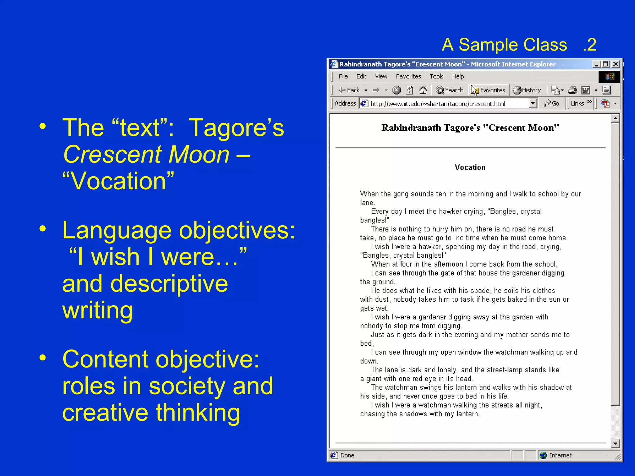 Lesson plans CBI | PPT