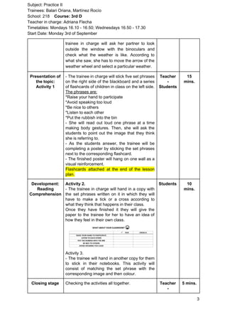 Lesson plans 1 and 2 - School 218 | PDF