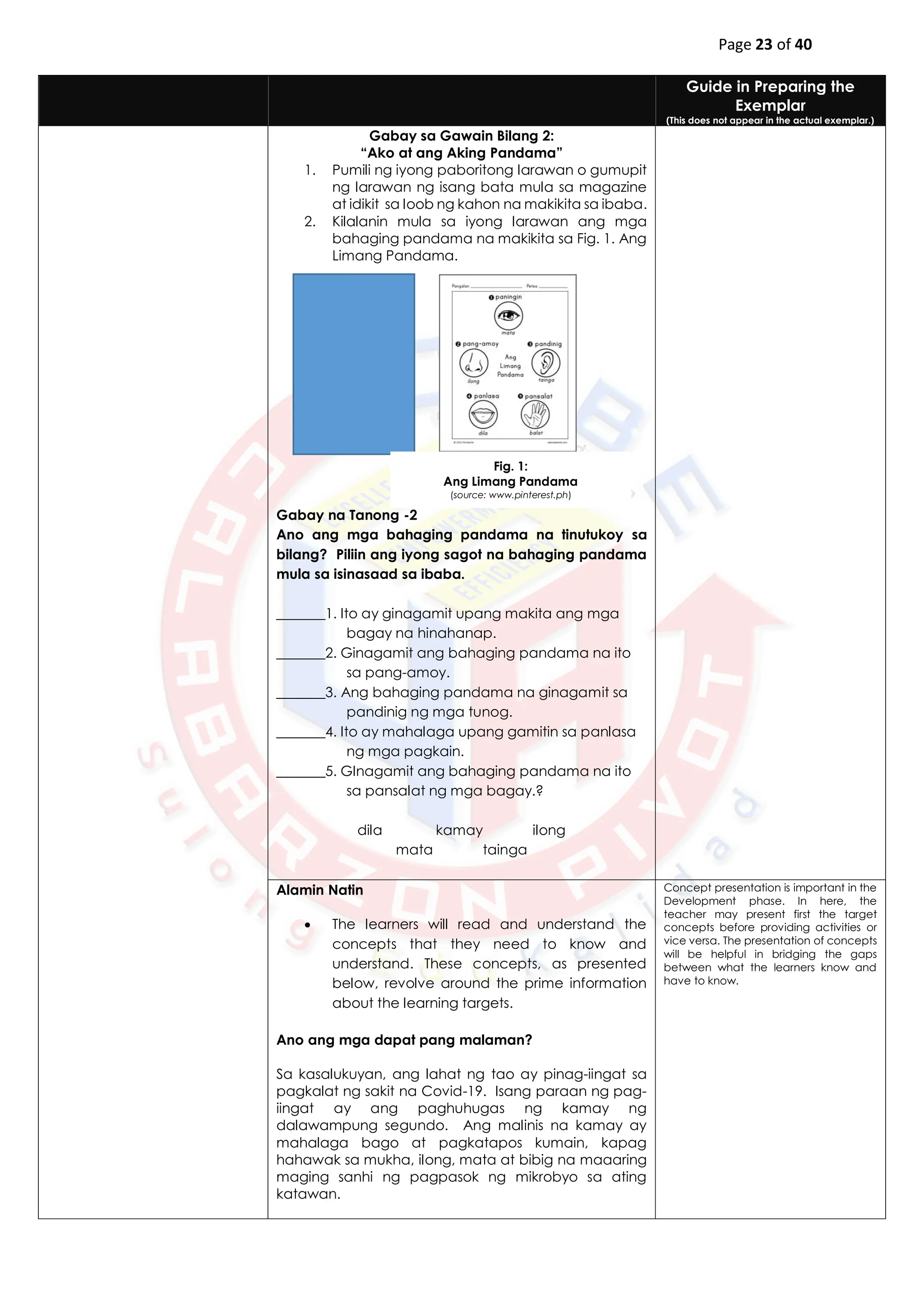 Lesson Plan Sample Lesson Exemplars 0001 | PDF