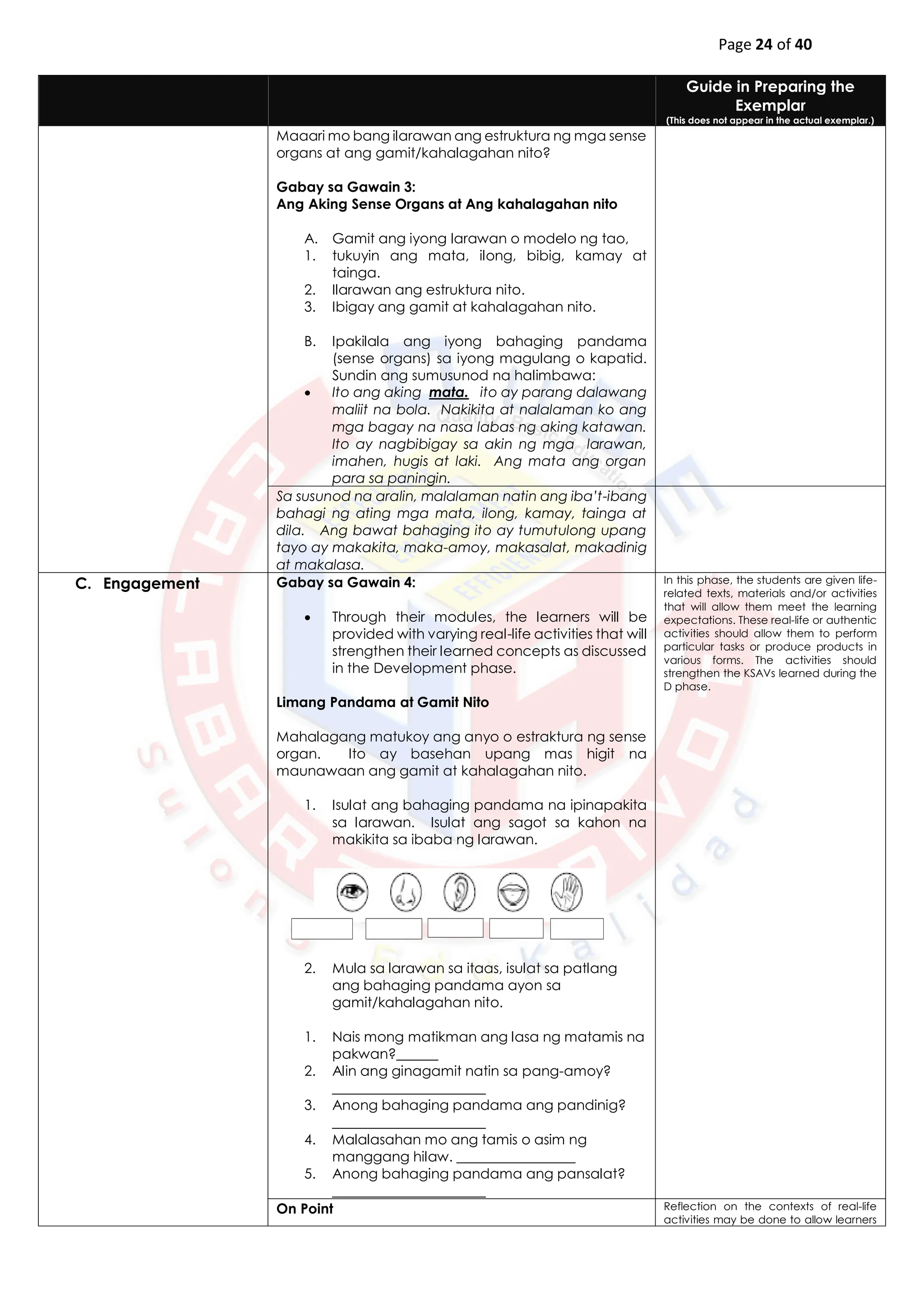 Lesson Plan Sample Lesson Exemplars 0001 | PDF