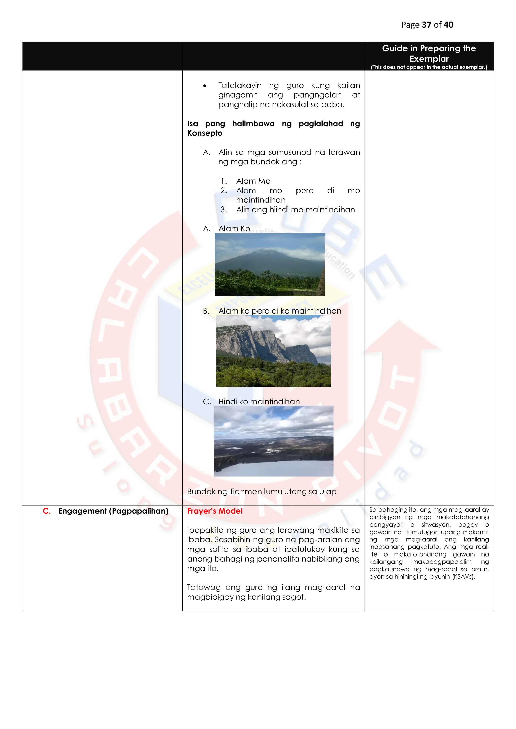 Lesson Plan Sample Lesson Exemplars 0001 | PDF