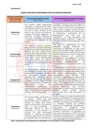 Lesson Plan Sample Lesson Exemplars 0001 | PDF
