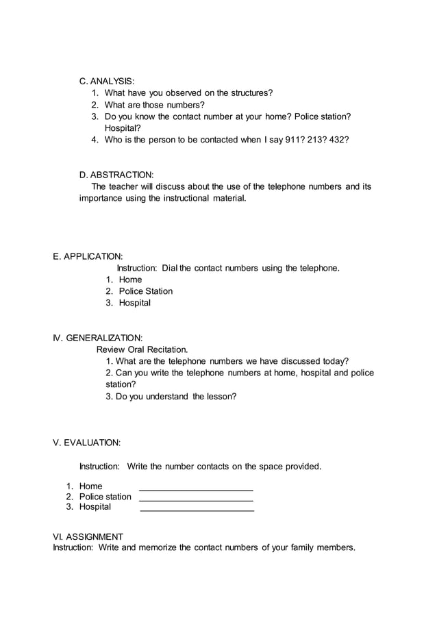 Lesson plan self help | PDF