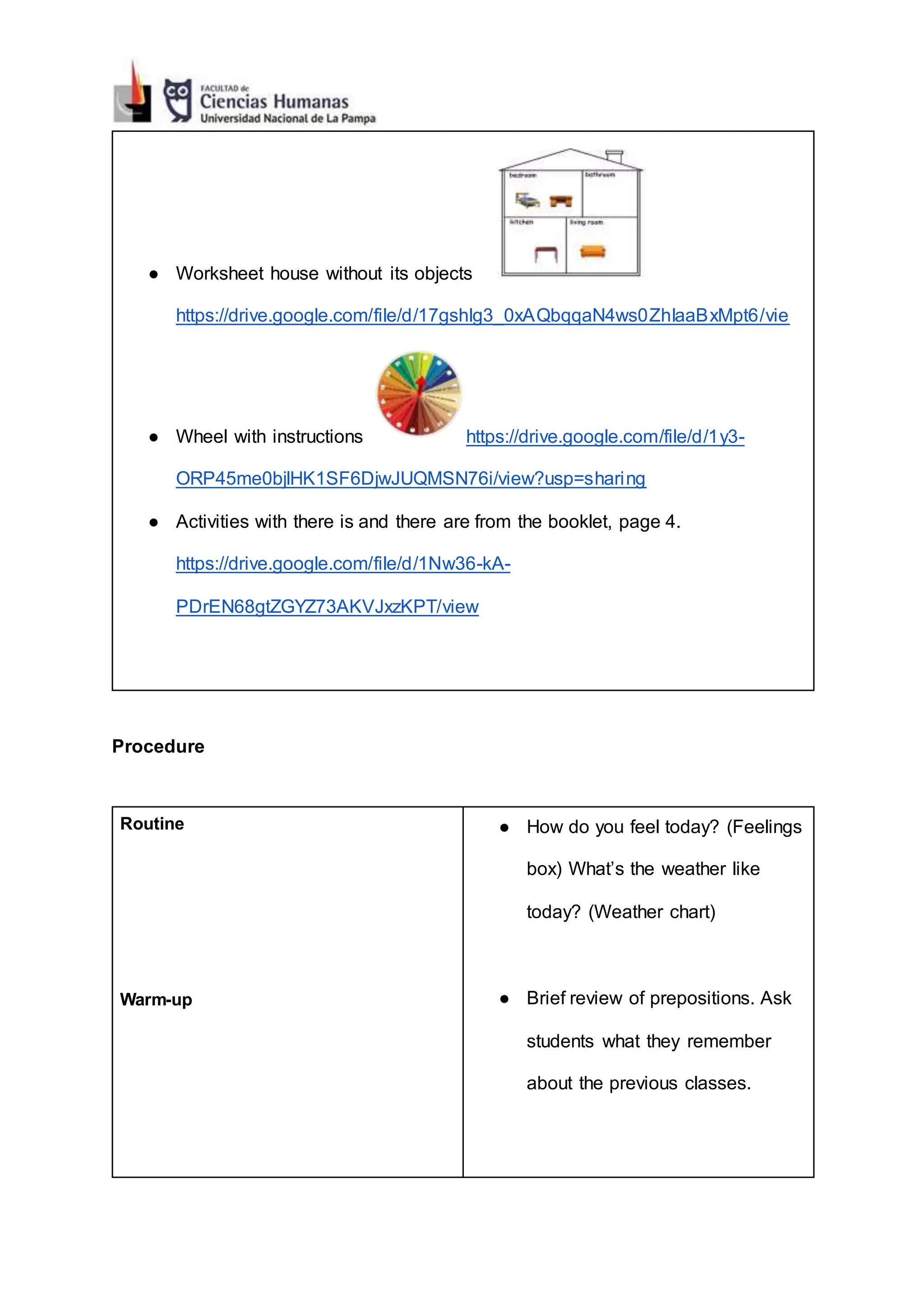 Lesson plan 7 & 8, september 18th and 20th, 6 b | PDF