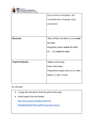 Lesson plan 7 & 8, september 18th and 20th, 6 b | PDF